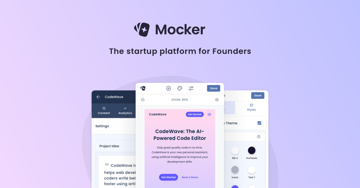 Mocker | Quick and simple landing pages for testing new ideas